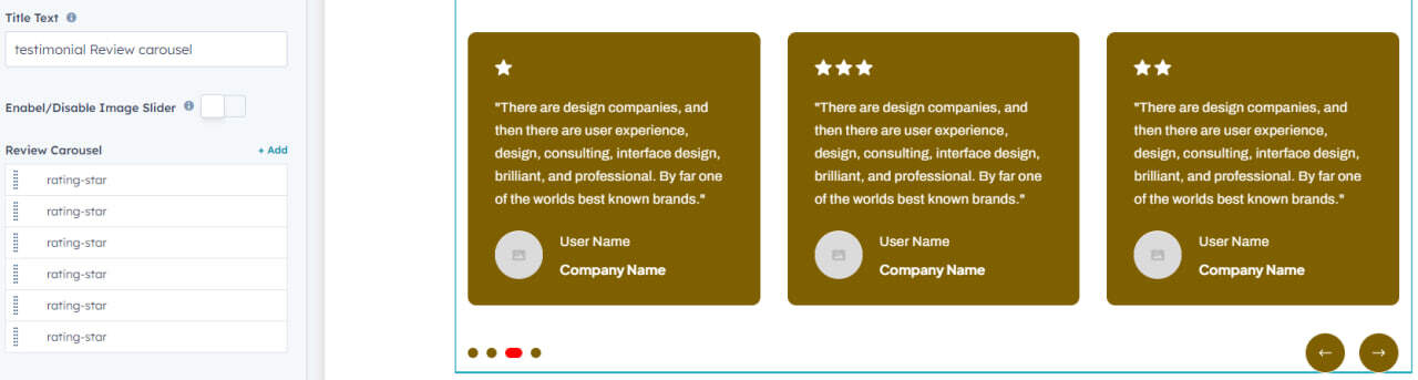 Flexi Carousel Module for HubSpot | Documentation