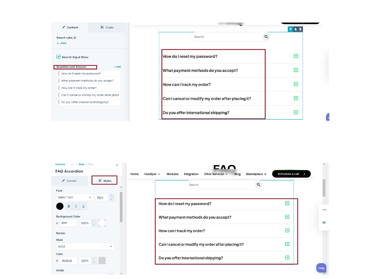 Accordion With Search Module By Amwhiz Media Private Limited