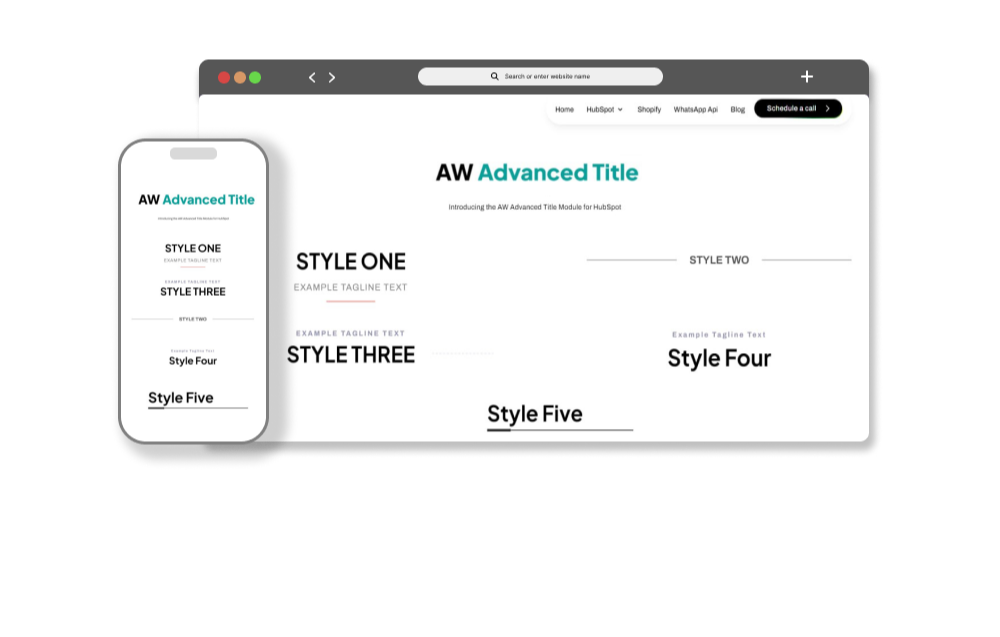Aw Advanced Title Module By Amwhiz Media Private Limited
