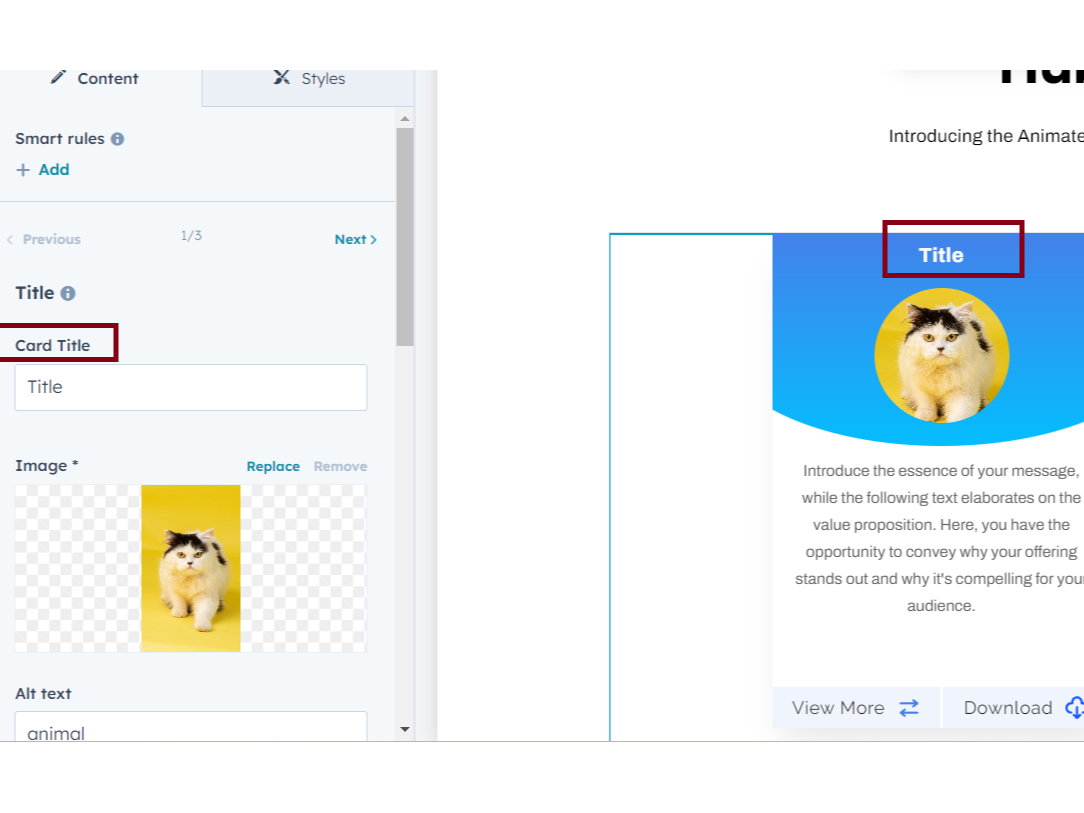 Animated Card Aw Module By Amwhiz Media Private Limited